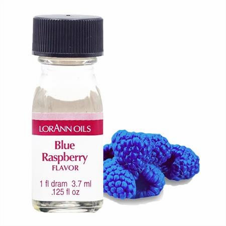 Bottle of LorAnn Blue Raspberry Flavoring
