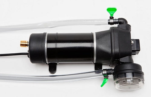 Super Transfer Pump with Prefilter - Compact and Portable