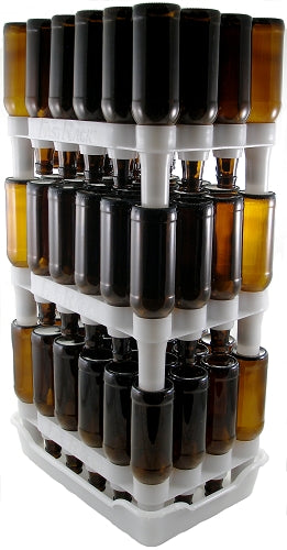 3 FastRack and 1 Tray - Beer Bottle Storage Racks