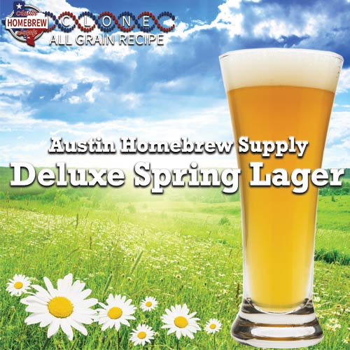 Deluxe Spring Lager ALL GRAIN Recipe Kit